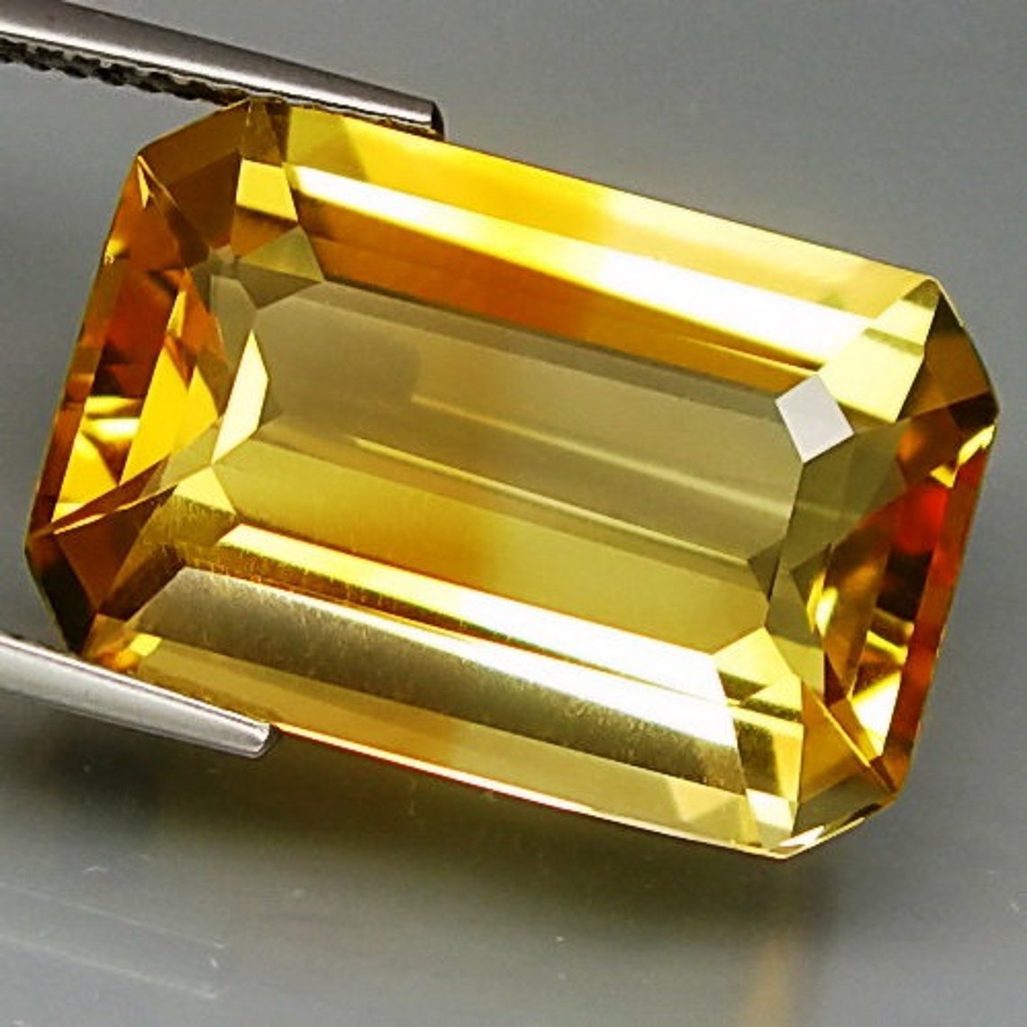 15.03cts Natural Citrine Yellow Color Ultra Rare Facet - Etsy UK