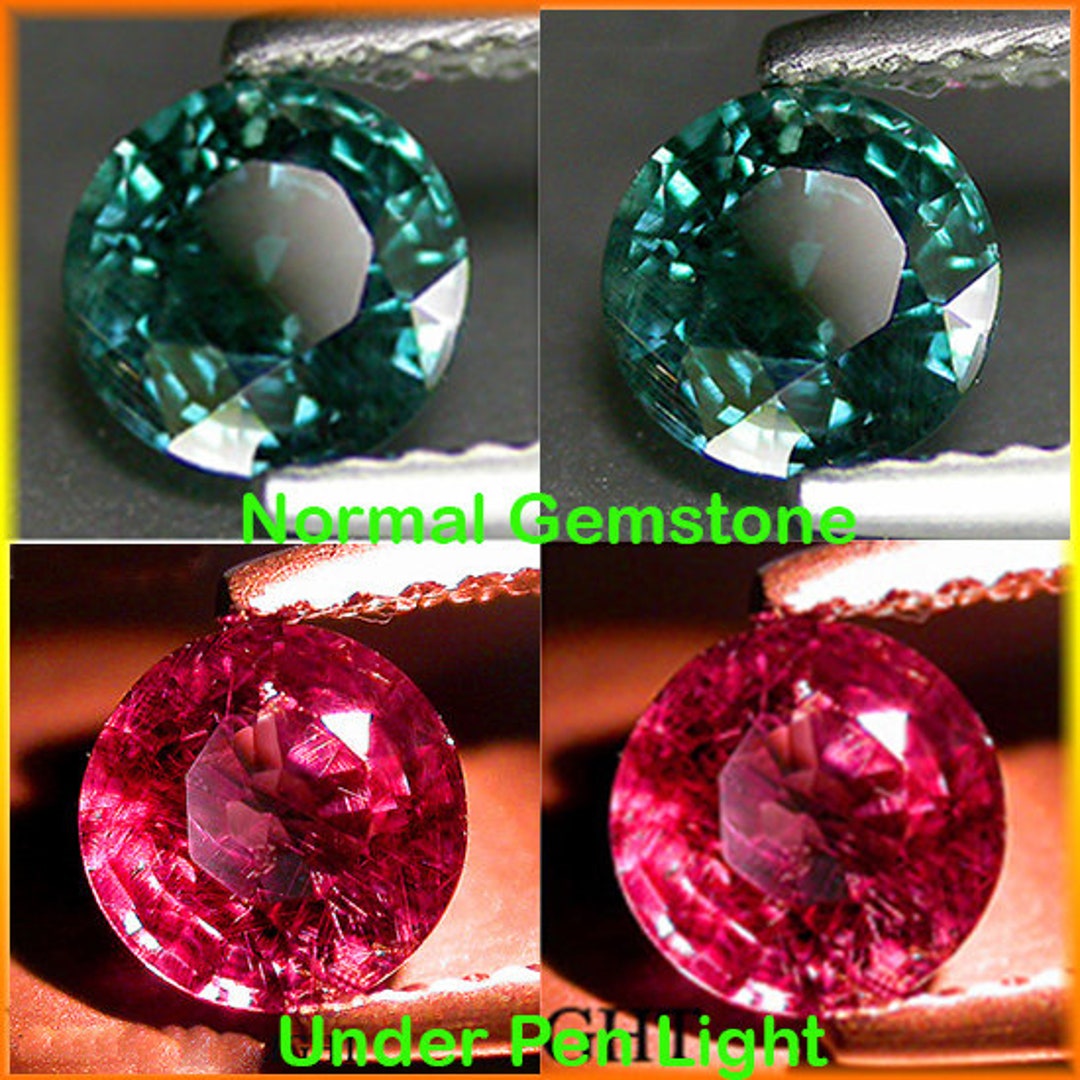 0.27cts Natural Color Change GARNET ~ Alexandrite Hue Green to Red ...