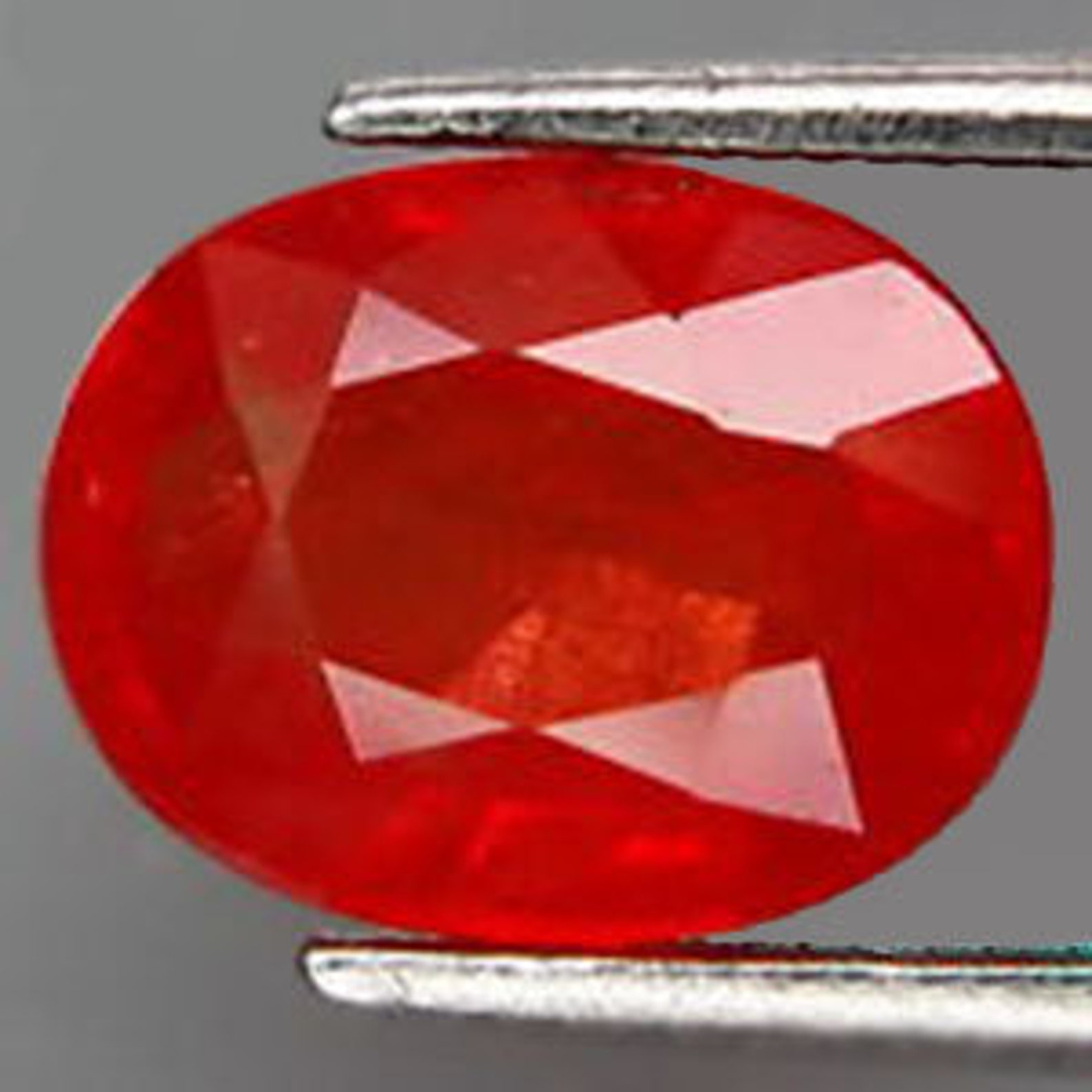 2.27Cts Natural Red Sapphire Imperial Orange 100%Genuine | Etsy