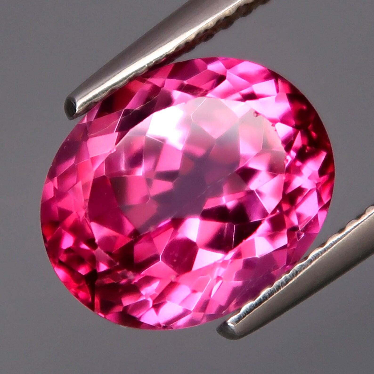 5.23Cts Natural Pink Topaz 11x9 mm Oval Sweet Candy Color | Etsy