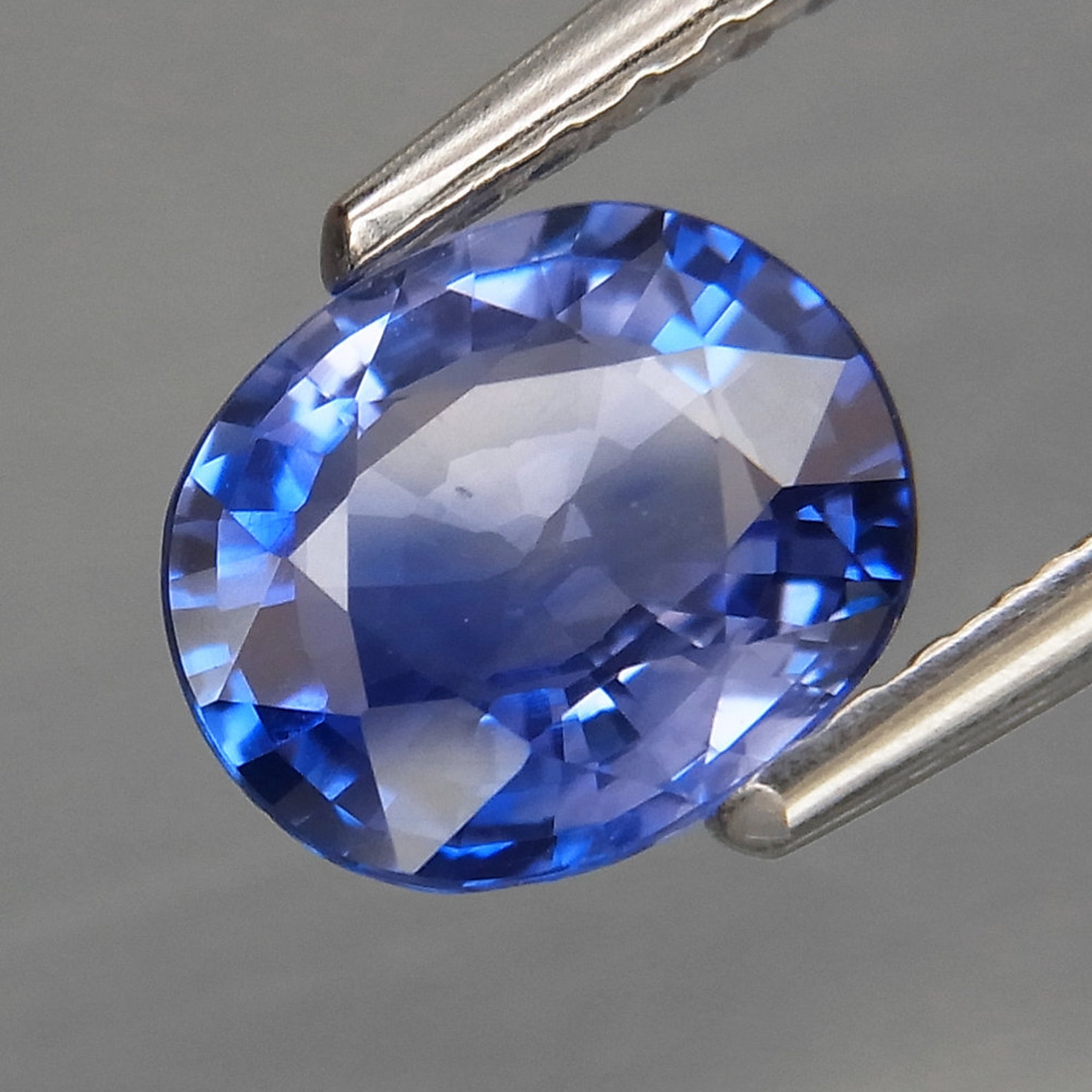 1.16cts Natural Vivid Blue Sapphire Certifiable Eye-clean Gemstone 100 ...