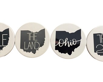 State Coasters - Etsy
