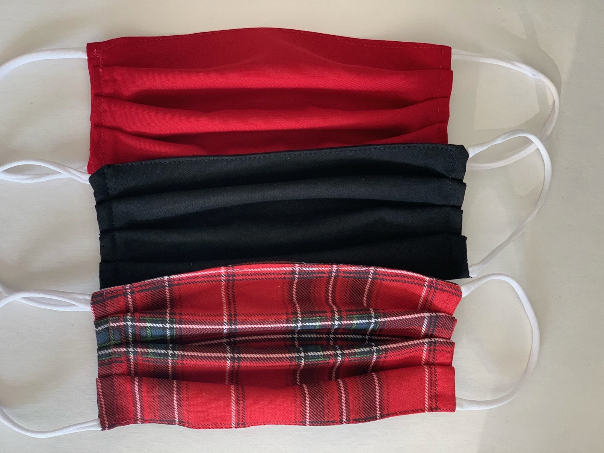 Red Holiday Mask Set - Etsy