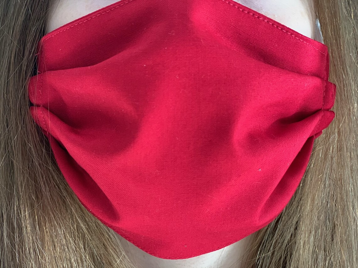 Red Holiday Mask Set - Etsy