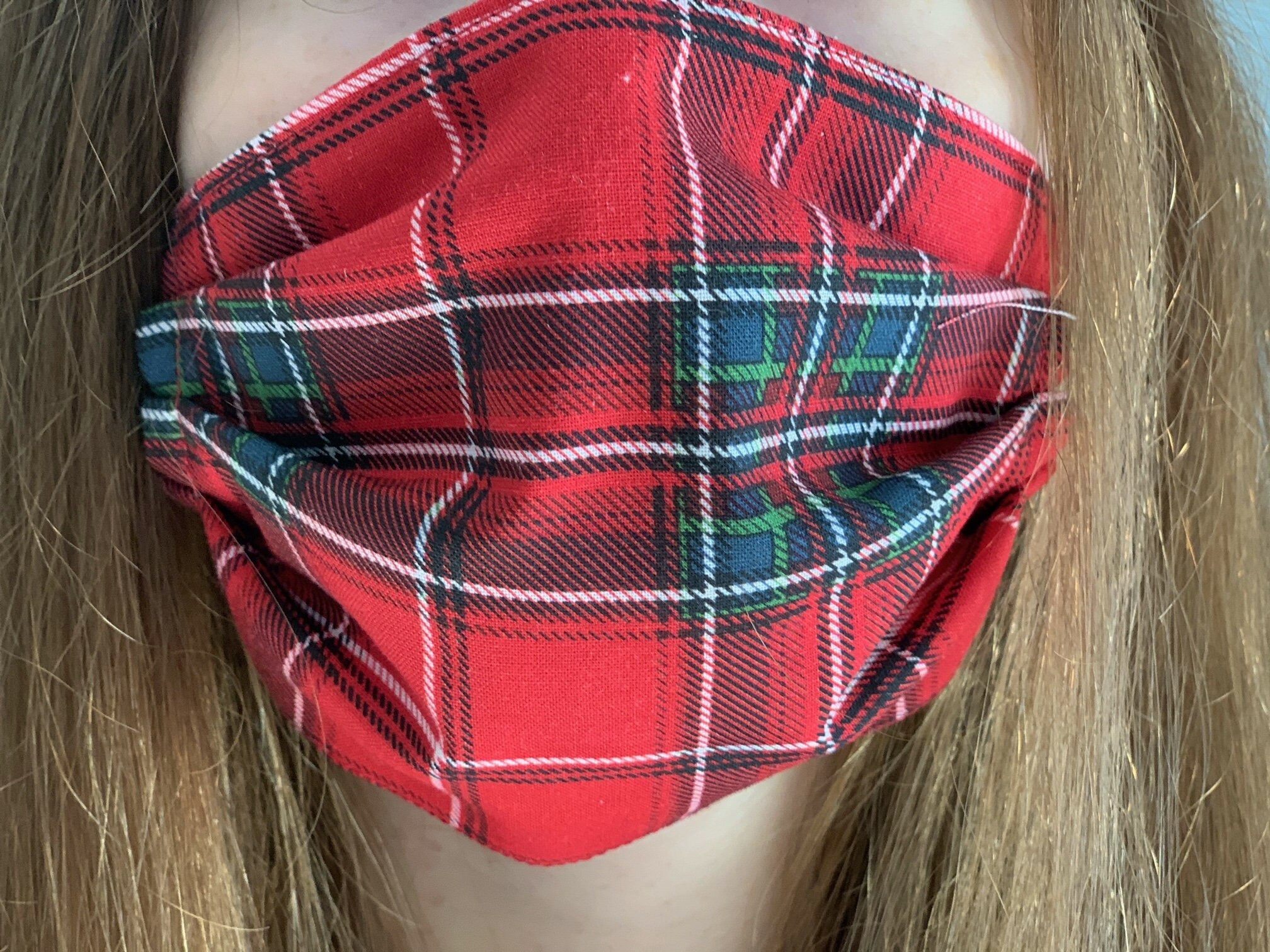 Red Holiday Mask Set - Etsy