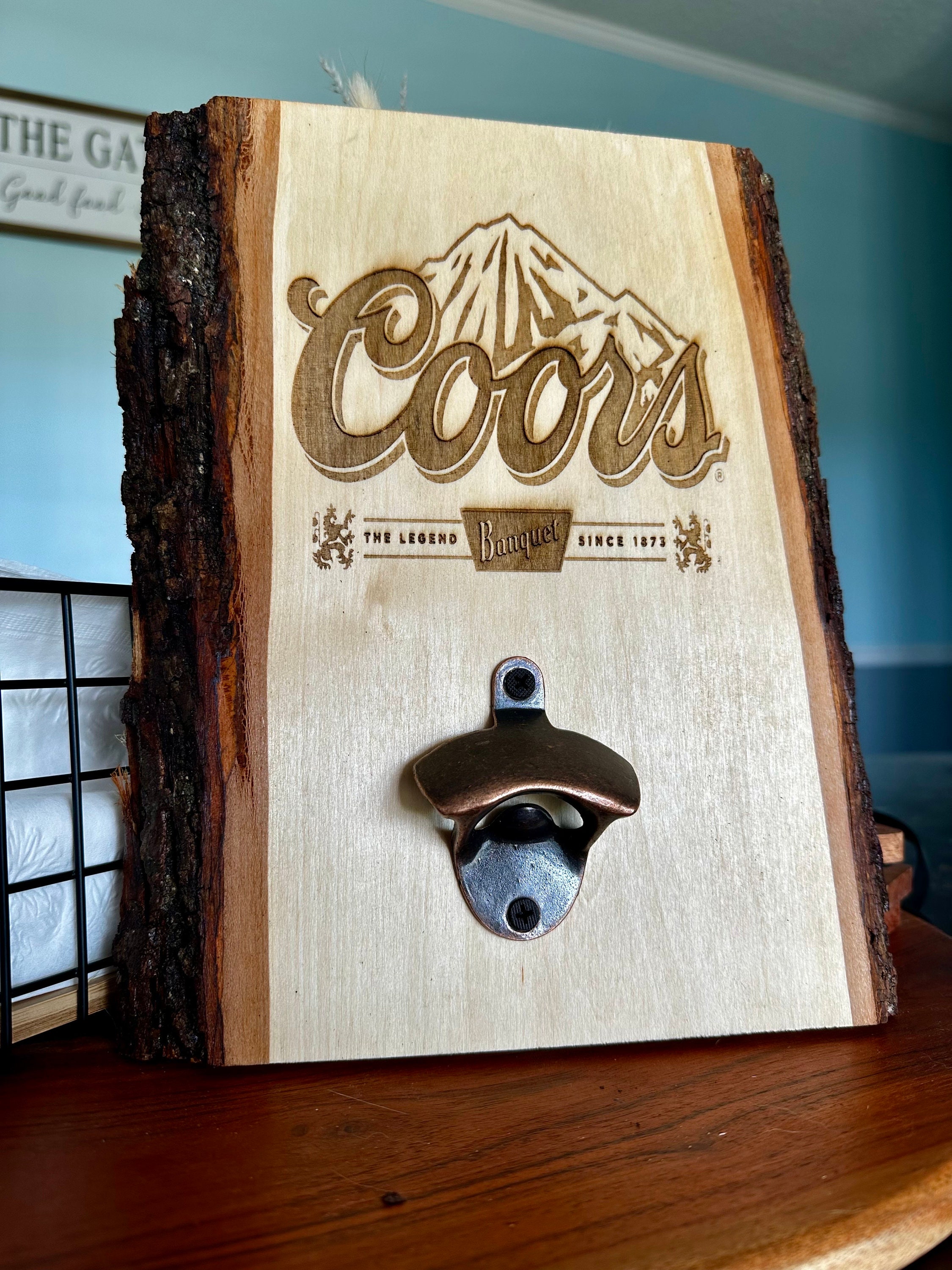 Coors Banquet Bottle Opener Sign - Etsy