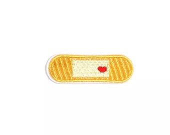 Iron-on Patch BANDAGE Rectangle or Heart Shape - Etsy