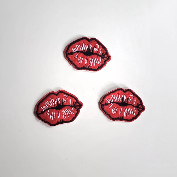 Lips Patch - Etsy