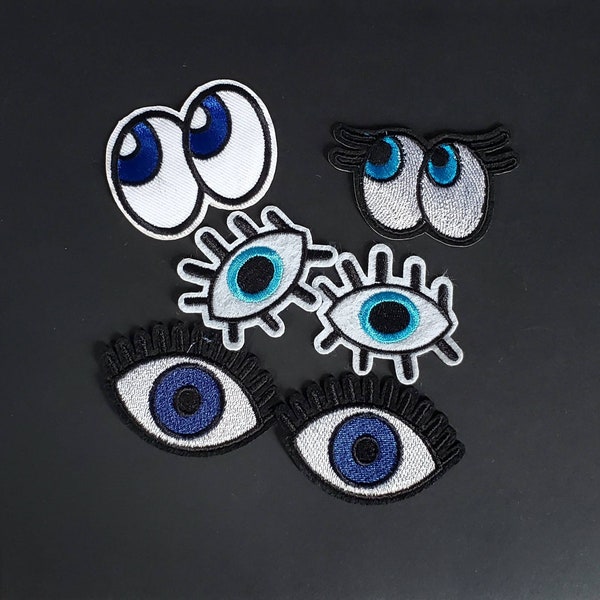 Embroidered Eyes - Etsy
