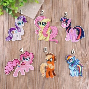 Little Pony Inspired Embroidered Iron on Patches - Etsy