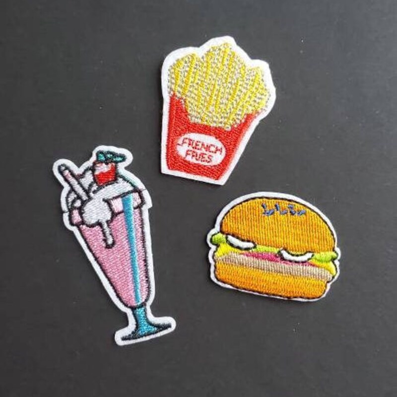 Iron on French Fries Patch - Etsy