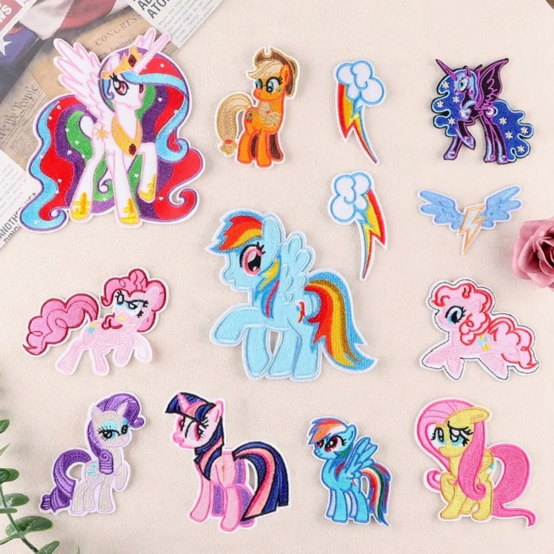 Little Pony Inspired Embroidered Iron on Patches - Etsy