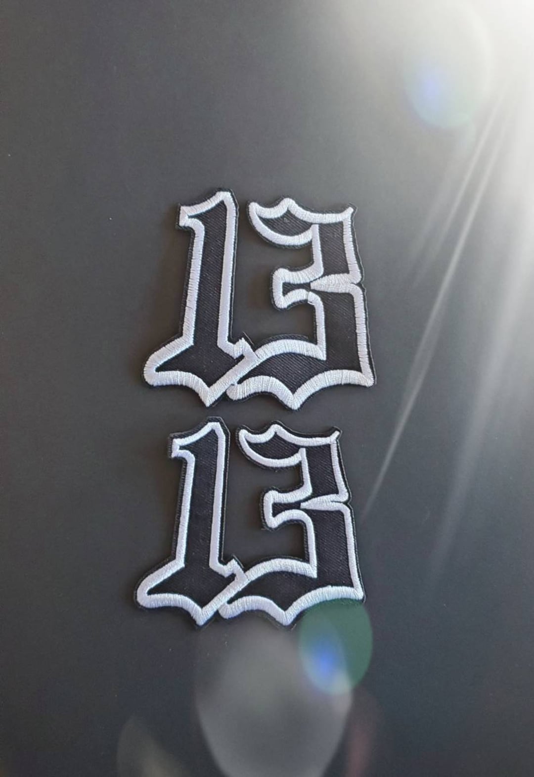 Number 13 Thirteen Embroidered Iron on Patches - 2pcs - Etsy