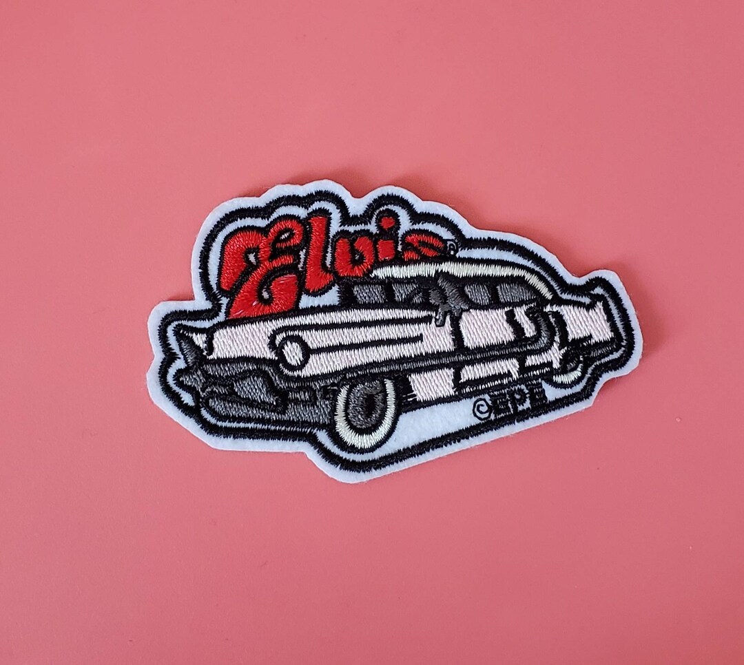 Elvis Pink Hot Rod Embroidered Iron on Patch - Etsy