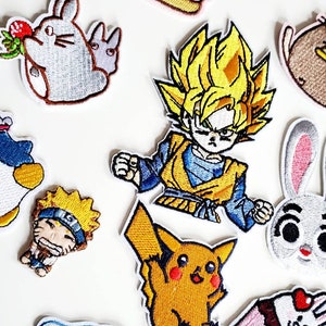 Popular Movies and Cartoons Embroidered Iron on Patches 10pcs - Etsy