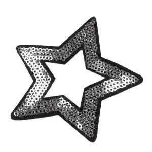 3pcs Silver Stars Embroidered Iron on Patches - Etsy