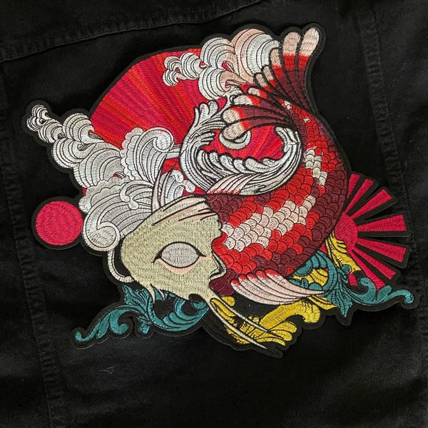 Large Embroidered Patch - Etsy