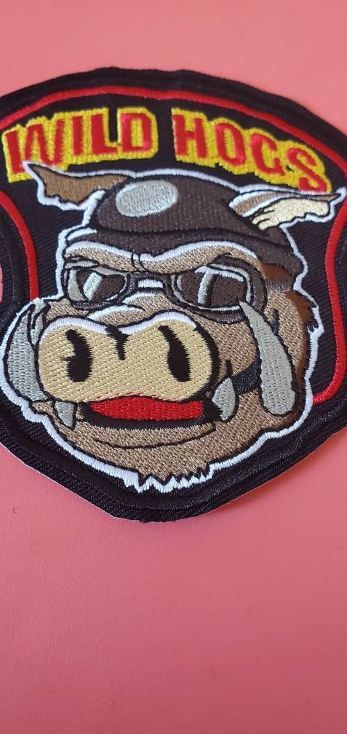 Wild Hogs Biker Embroidered Iron on Patch - Etsy