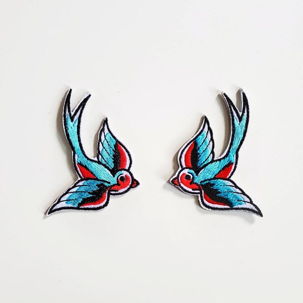 Bird Iron on Patch - Etsy