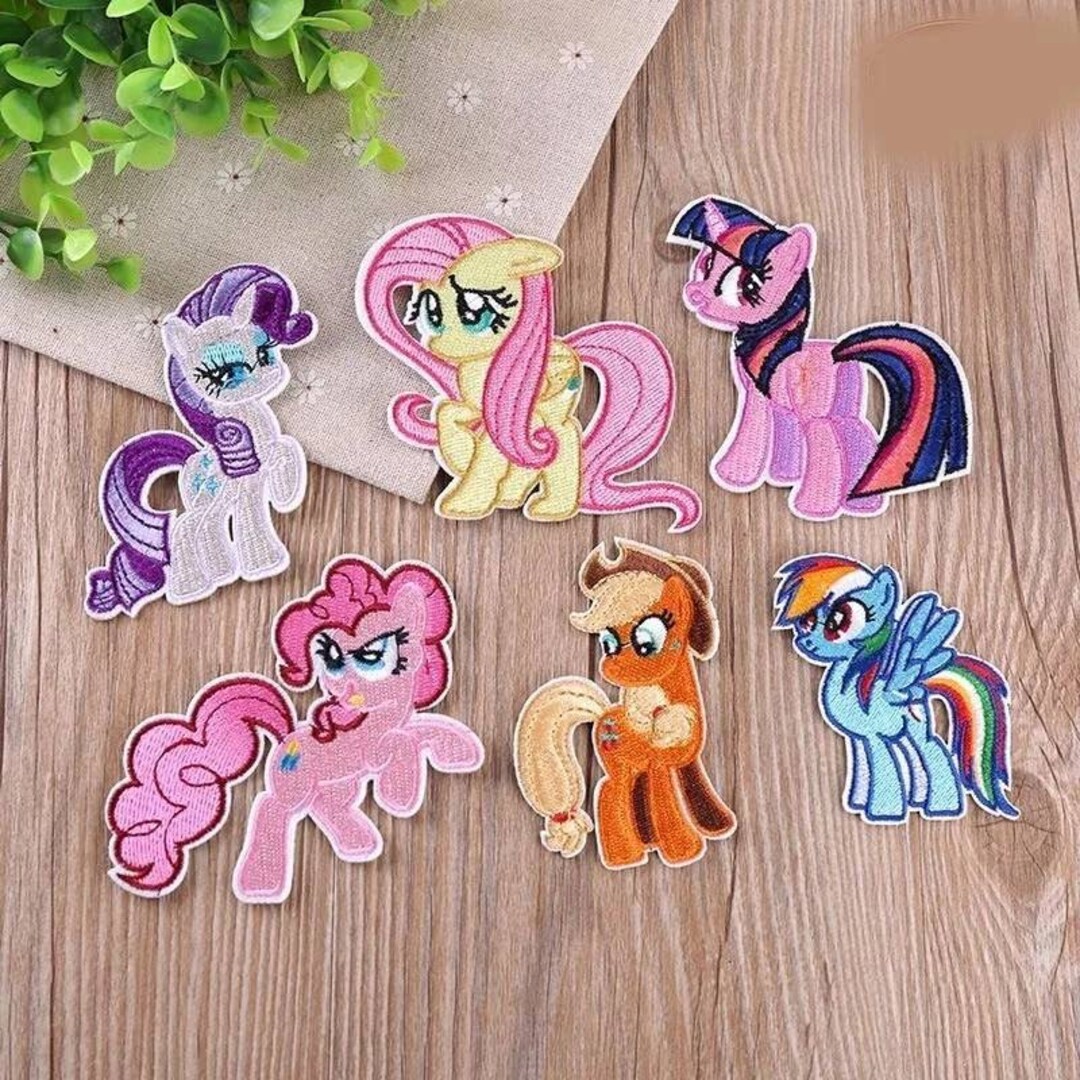 Little Pony Inspired Embroidered Iron on Patches - Etsy