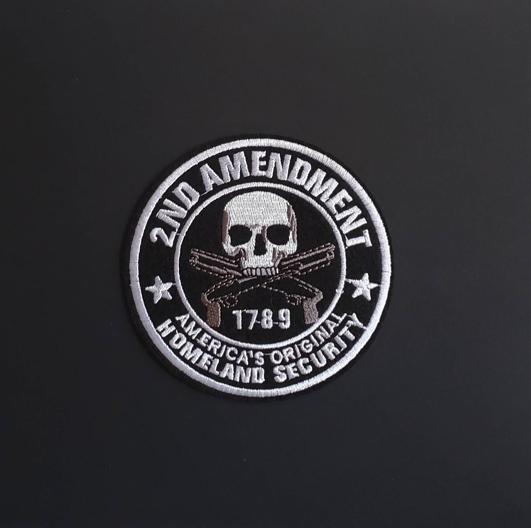 Second Amendment Homeland Security Embroidered Iron on Patch 4 - Etsy