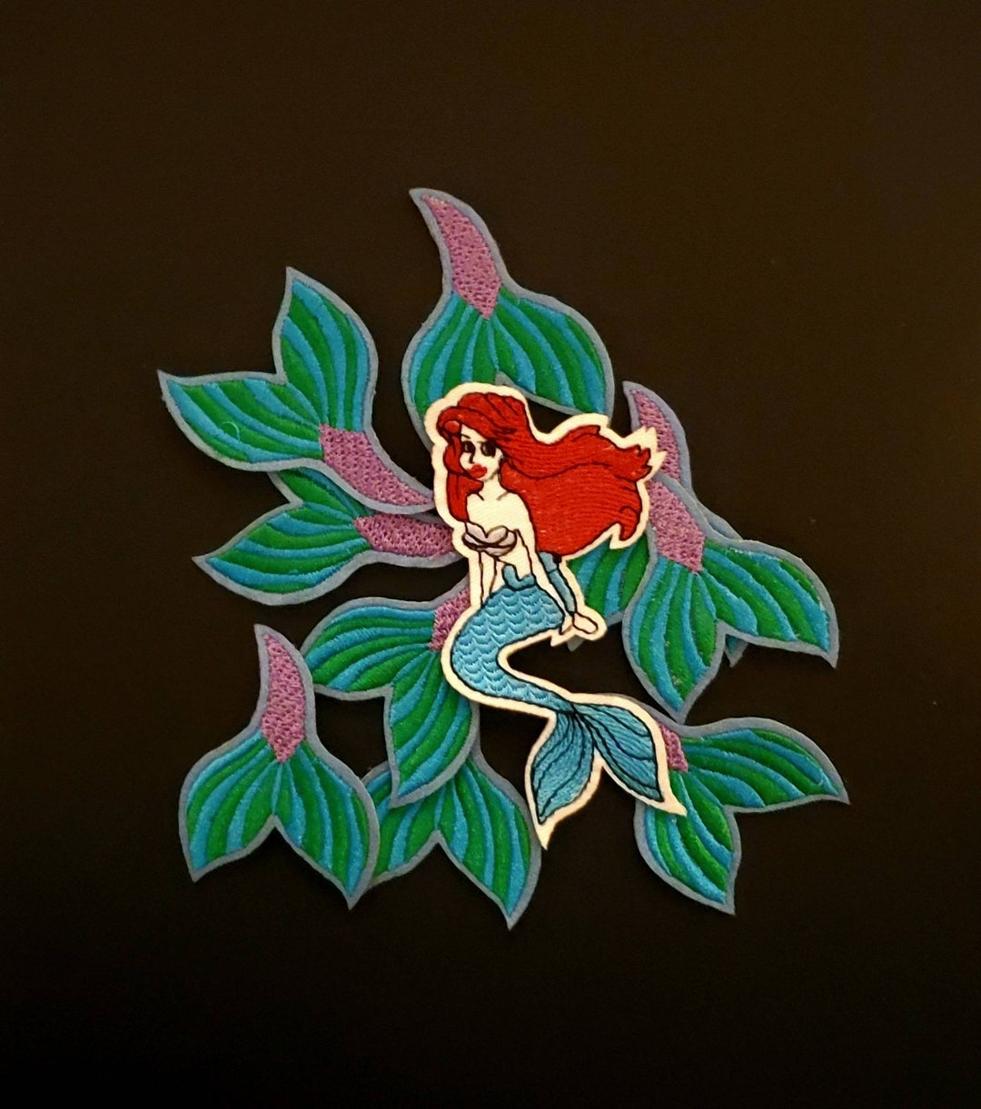 Mermaid and Tails Bundle Embroidered Iron on Patches - 10pcs - Etsy
