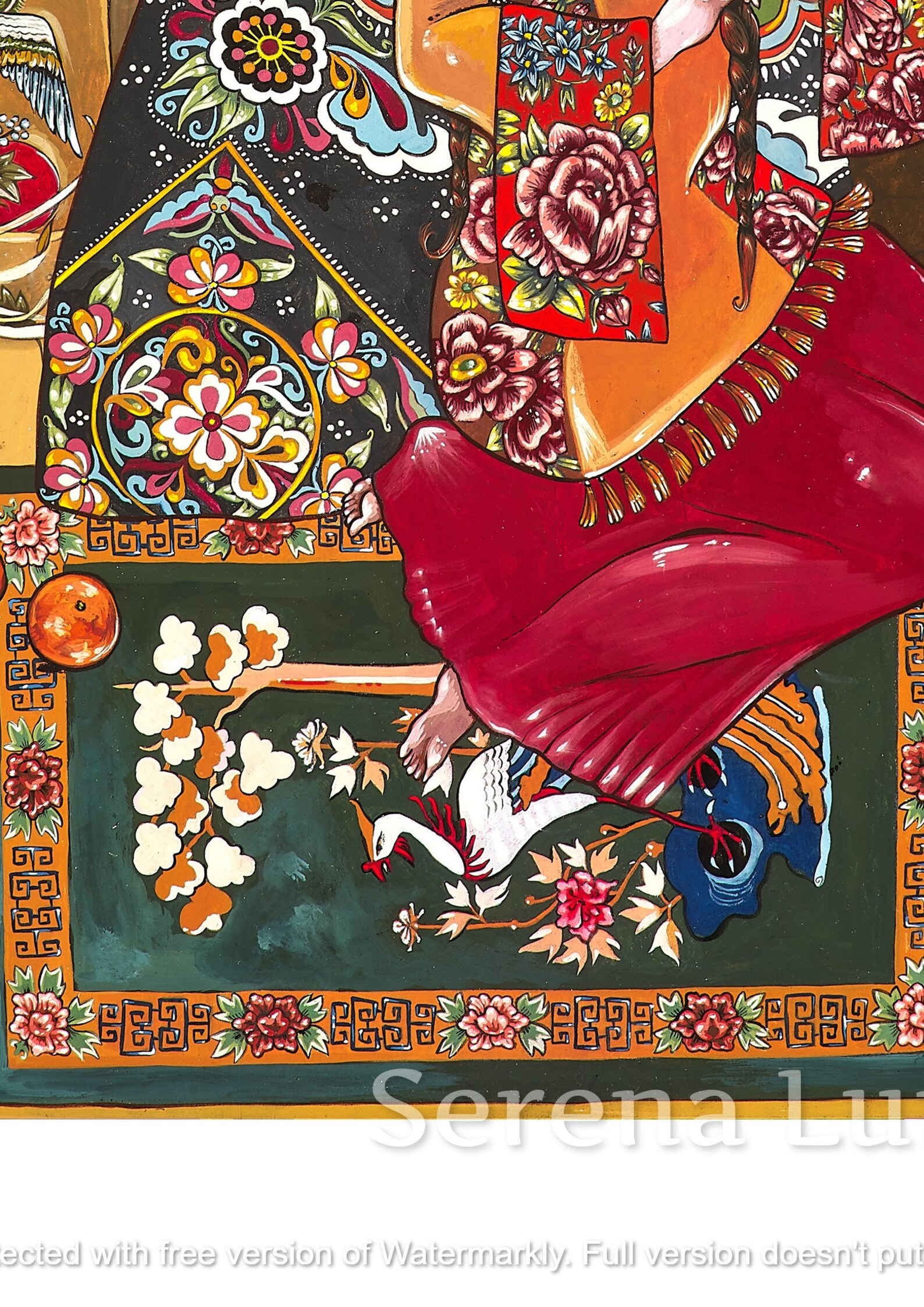 Lunar Year Moon Art Chinese New Year Chinese Princess - Etsy Australia