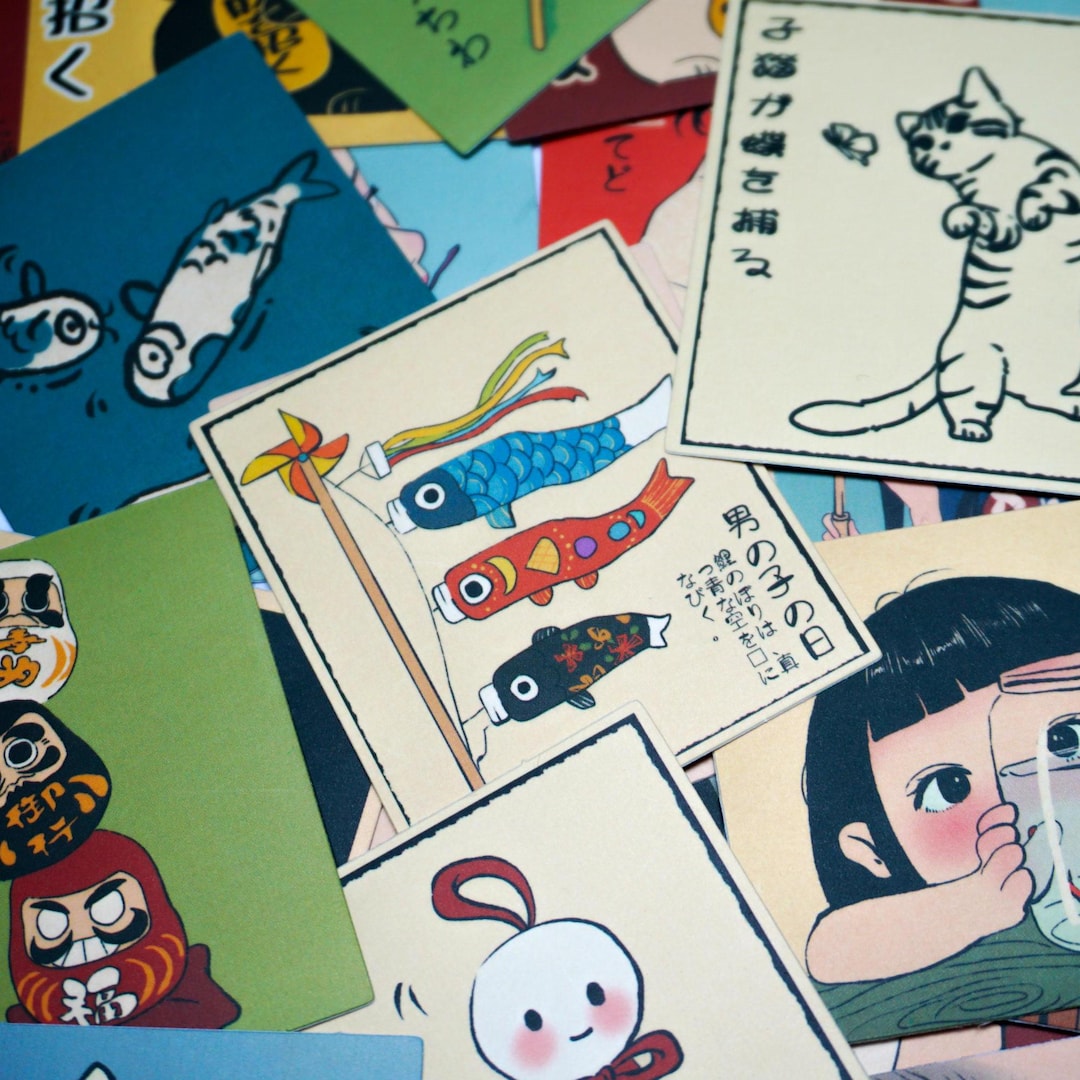 50 Japanese, Kawaii, Aesthetic Stickers for Scrapbooking & Crafts - Etsy