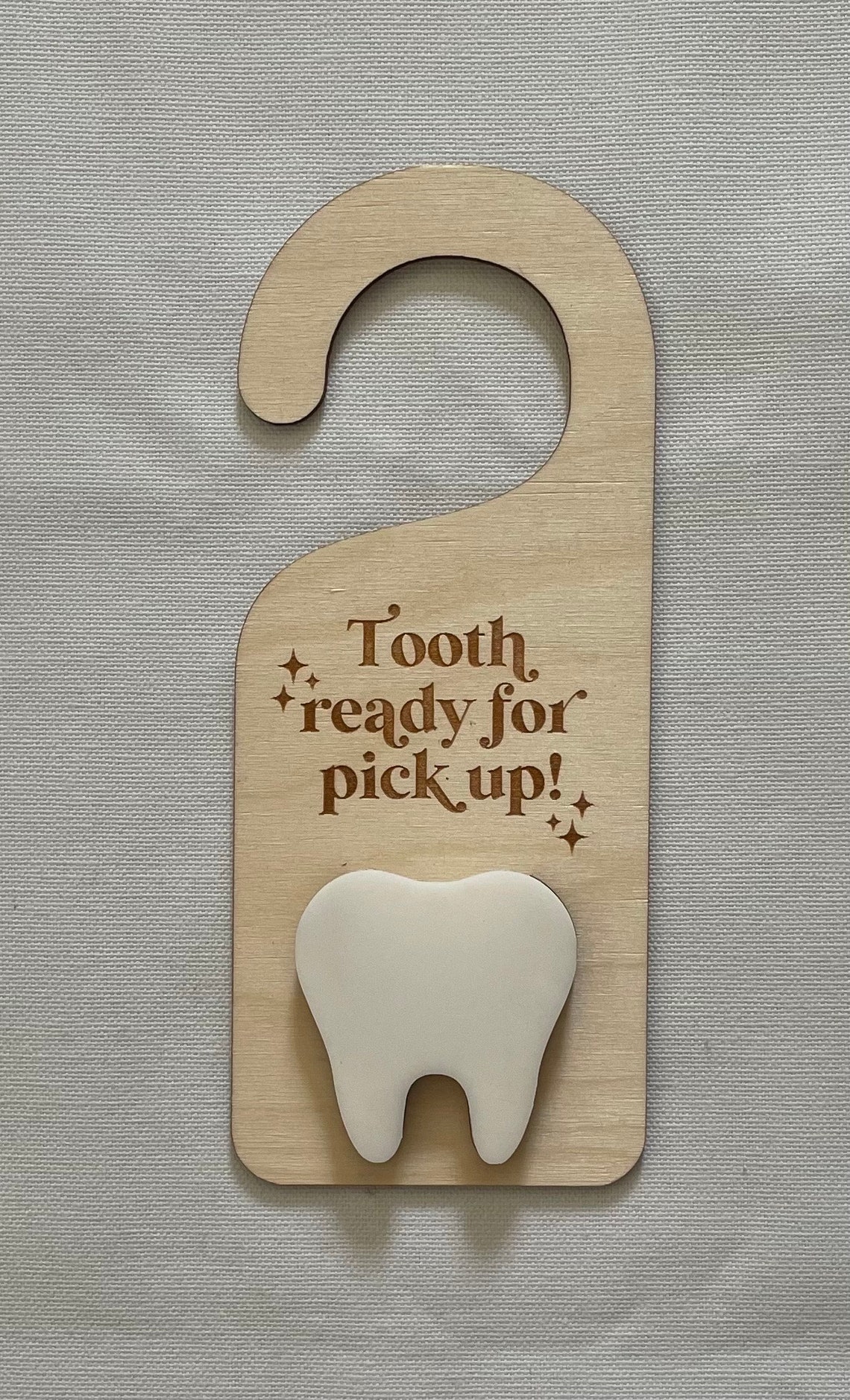 Tooth Fairy Pick up Door Hanger - Etsy