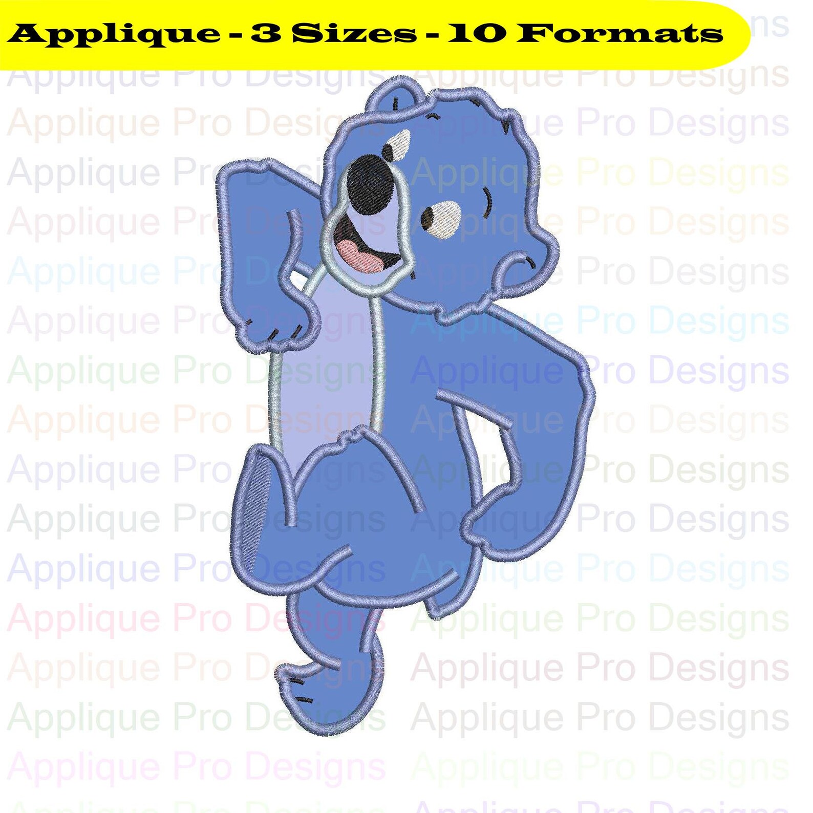 Baloo Walking Jungle Cubs Applique Design 3 Sizes 10 Formats - Etsy UK