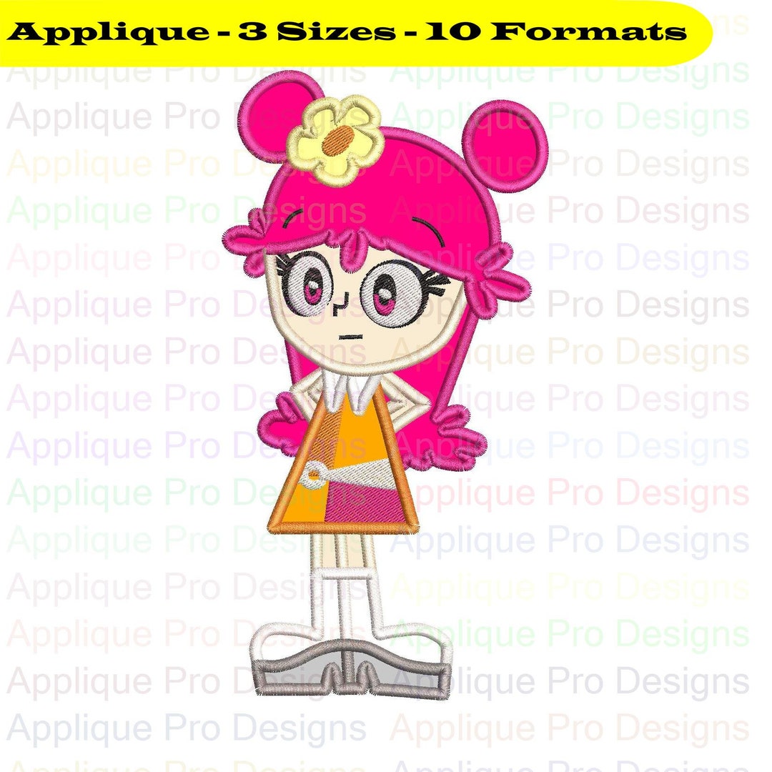 Ami Onuki Hi Hi Puffy Amiyumi Applique Design 3 Sizes 10 Formats 7561