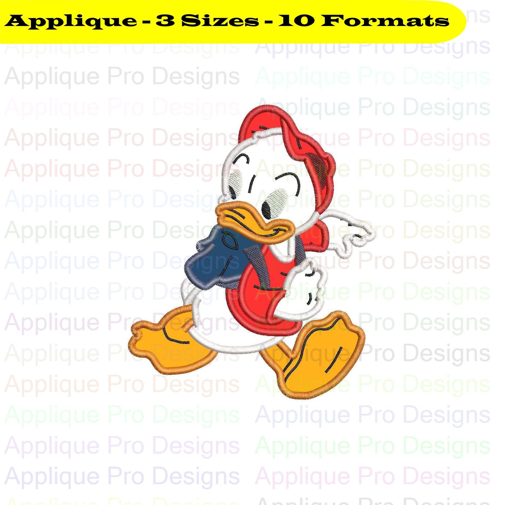 Baby Louie Ducktales Applique Design 3 Sizes 10 Formats | Etsy