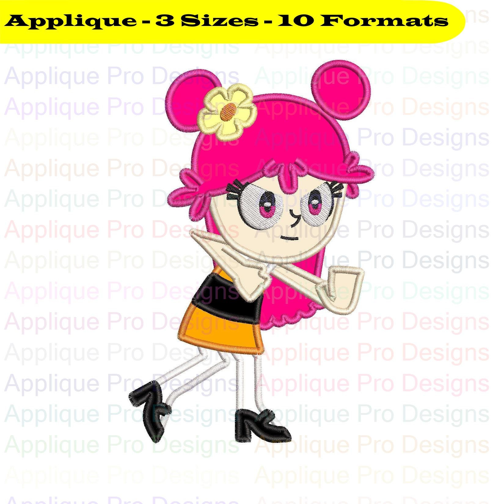 Ami Onuki 6 Hi Hi Puffy Amiyumi Applique Design 3 Sizes 10 - Etsy