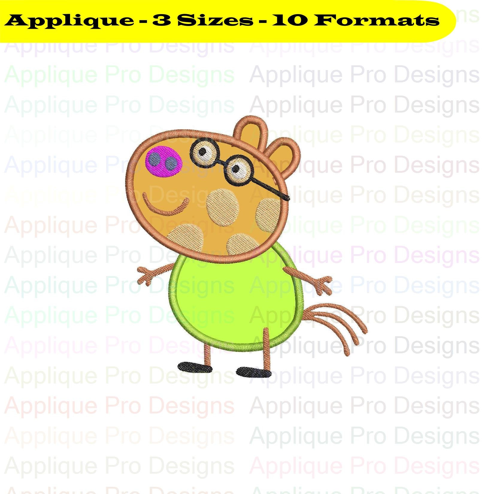 Pedro Pony Peppa Pig Applique Design 3 Sizes 10 Formats Instant ...