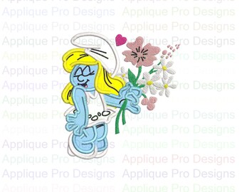 Smurfette Svg - Etsy UK