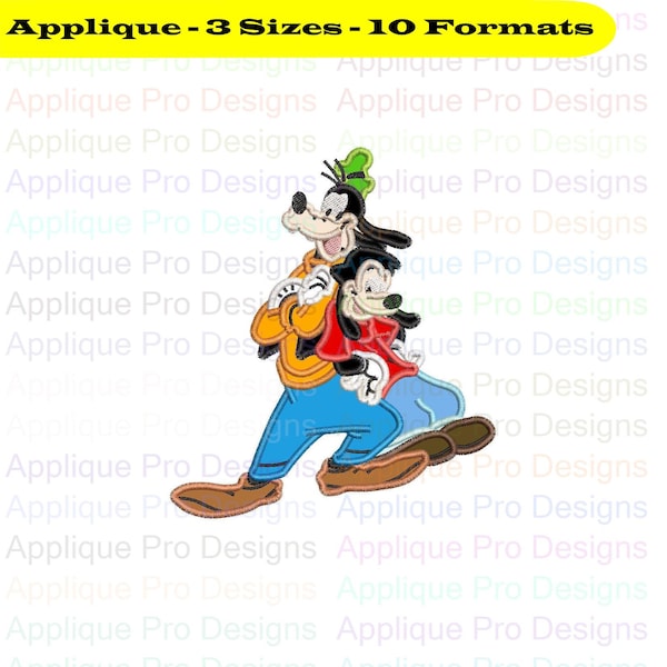 Goofy Applique - Etsy