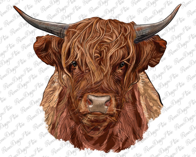 Western Cattle Png Sublimation Design Western Cow Png - Etsy