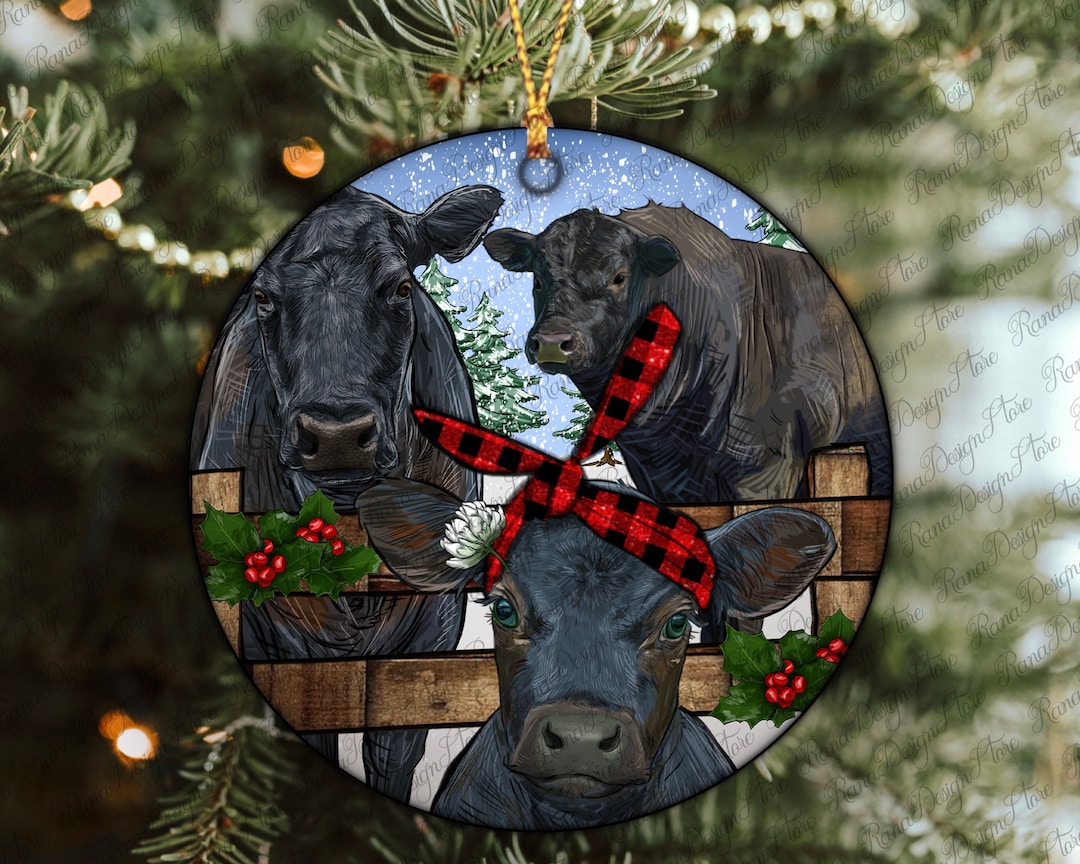 Black Angus Family Ornaments Png, Angus Bull, Angus Cattle,angus Calf ...