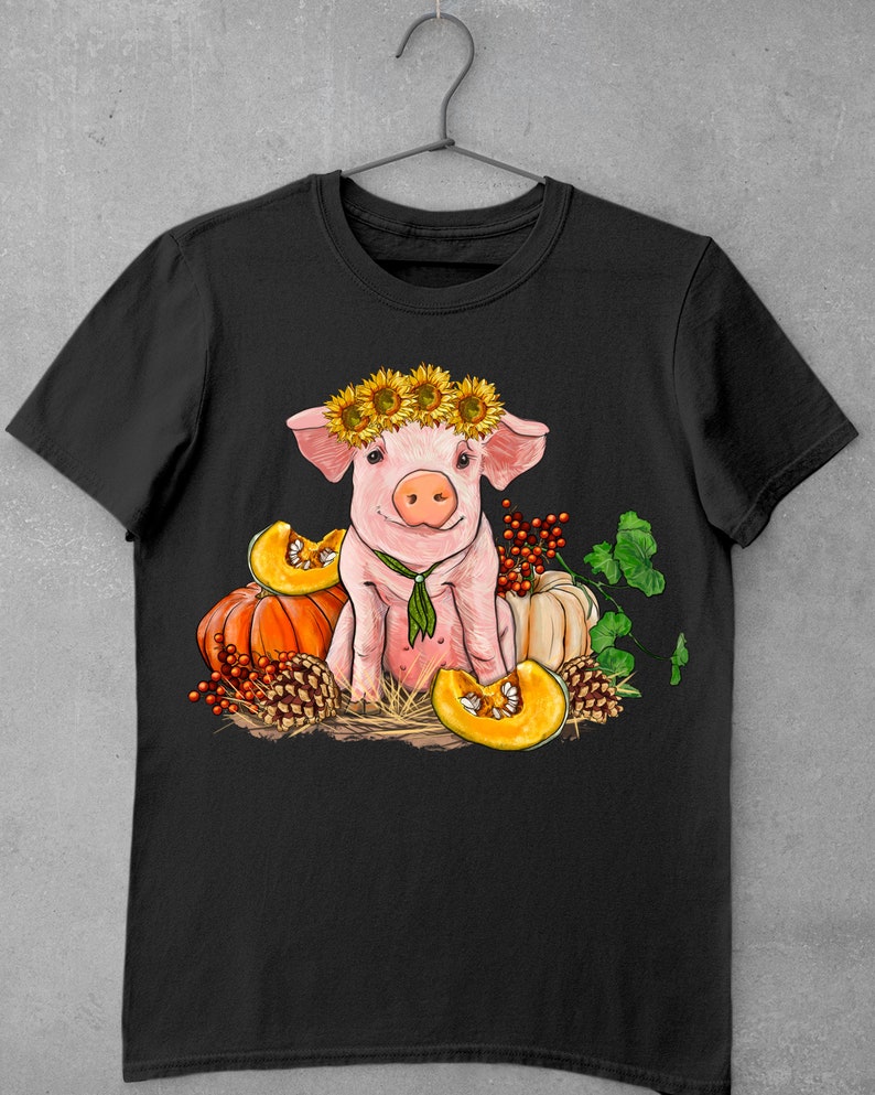 Fall Pig Png Sublimation Design Fall Clipart Fall Vibes Png - Etsy