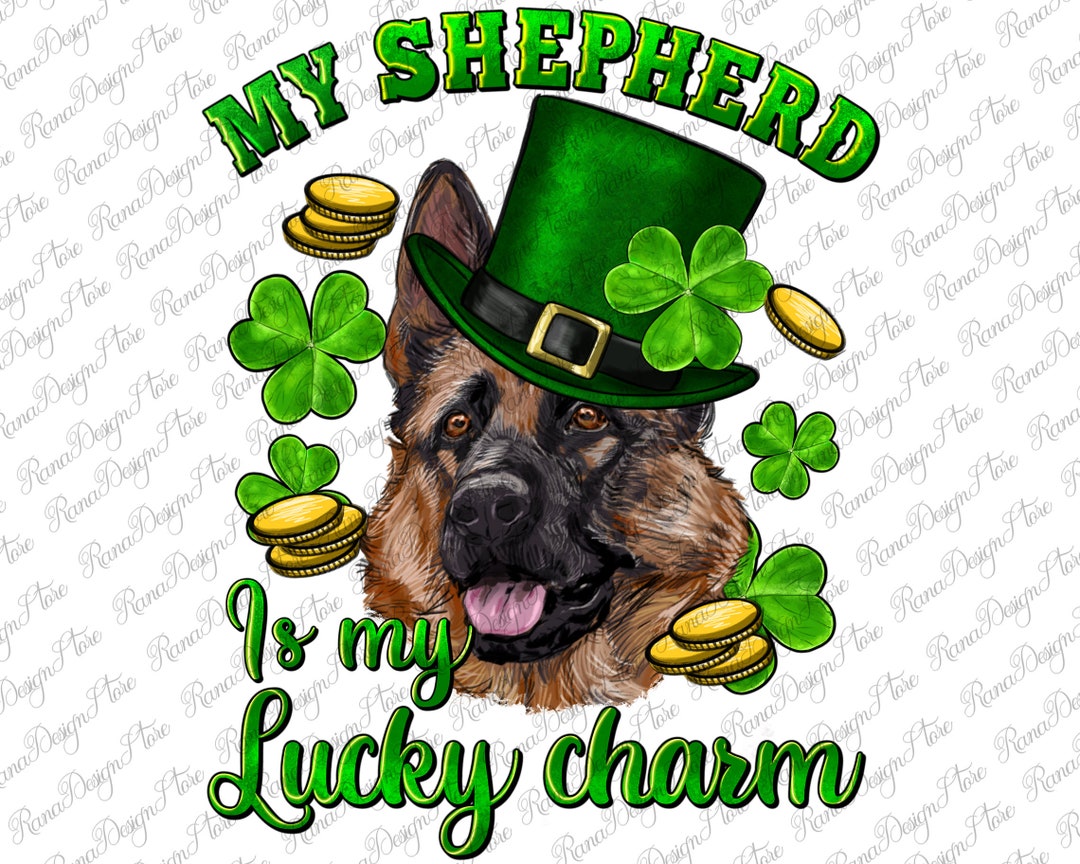 St. Patrick's Day My Shepherd is My Lucky Charm Png Sublimate Design ...