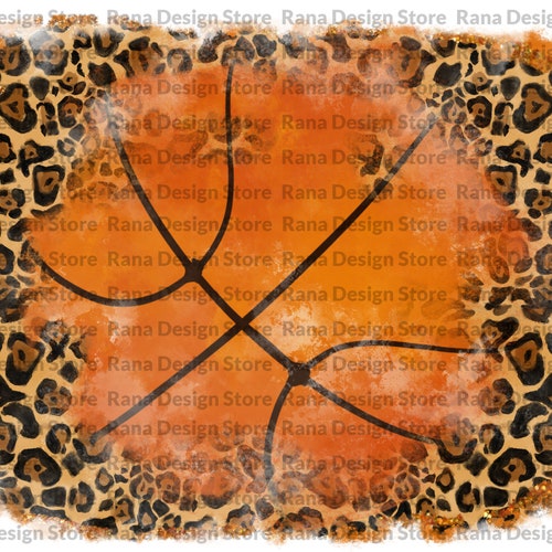 Glitter Basketball Leopard PNG Design Basketball Png - Etsy