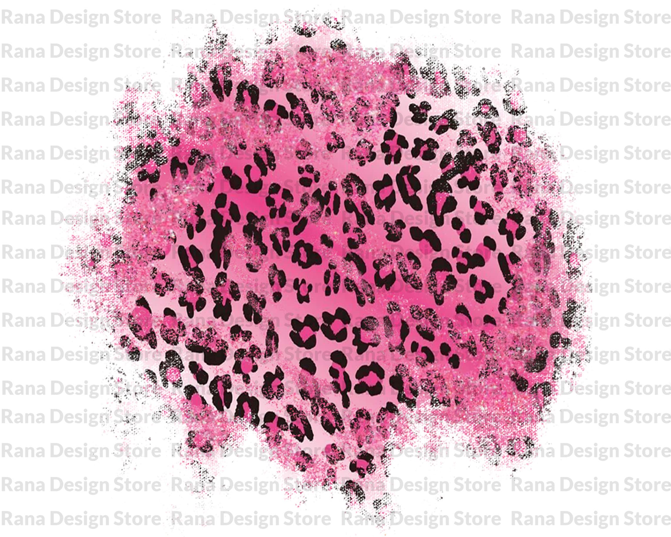 Distressed Leopard Patches Pngdistressed Leopard Sublimation - Etsy