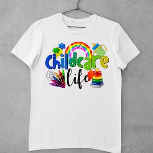Childcare Life Png Sublimation Design Download, Teacher's Day Png ...