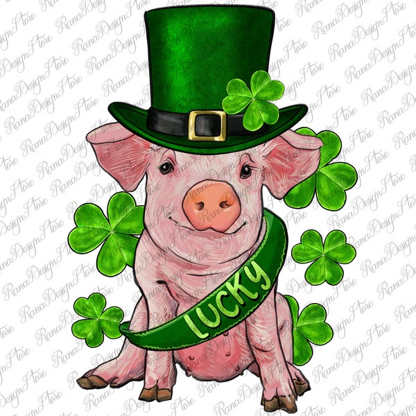 St Patrick Day Pig - Etsy