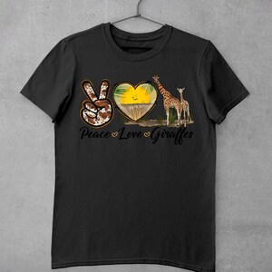 Peace Love Giraffes Png Sublimation Design Download, Peace Love Png ...