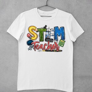STEM Science and Technology Teacher Png Sublimation Design Download ...