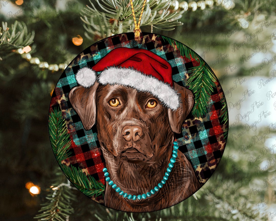 Labrador Retriever Christmas Ornament Png, Labrador Retriever Ornament ...