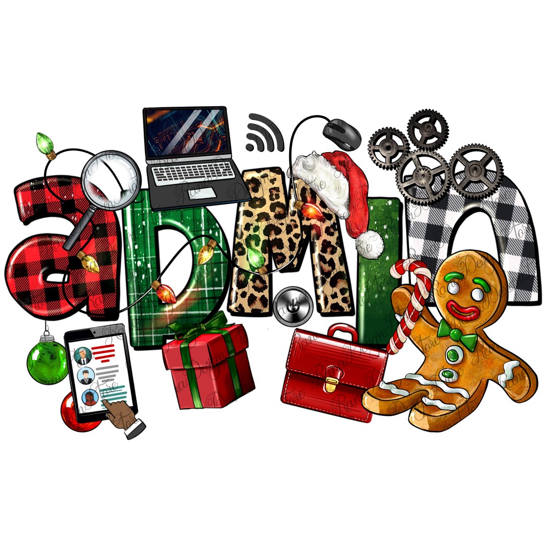 Admin Christmas Png Sublimation Design Download, Christmas Png, Merry ...