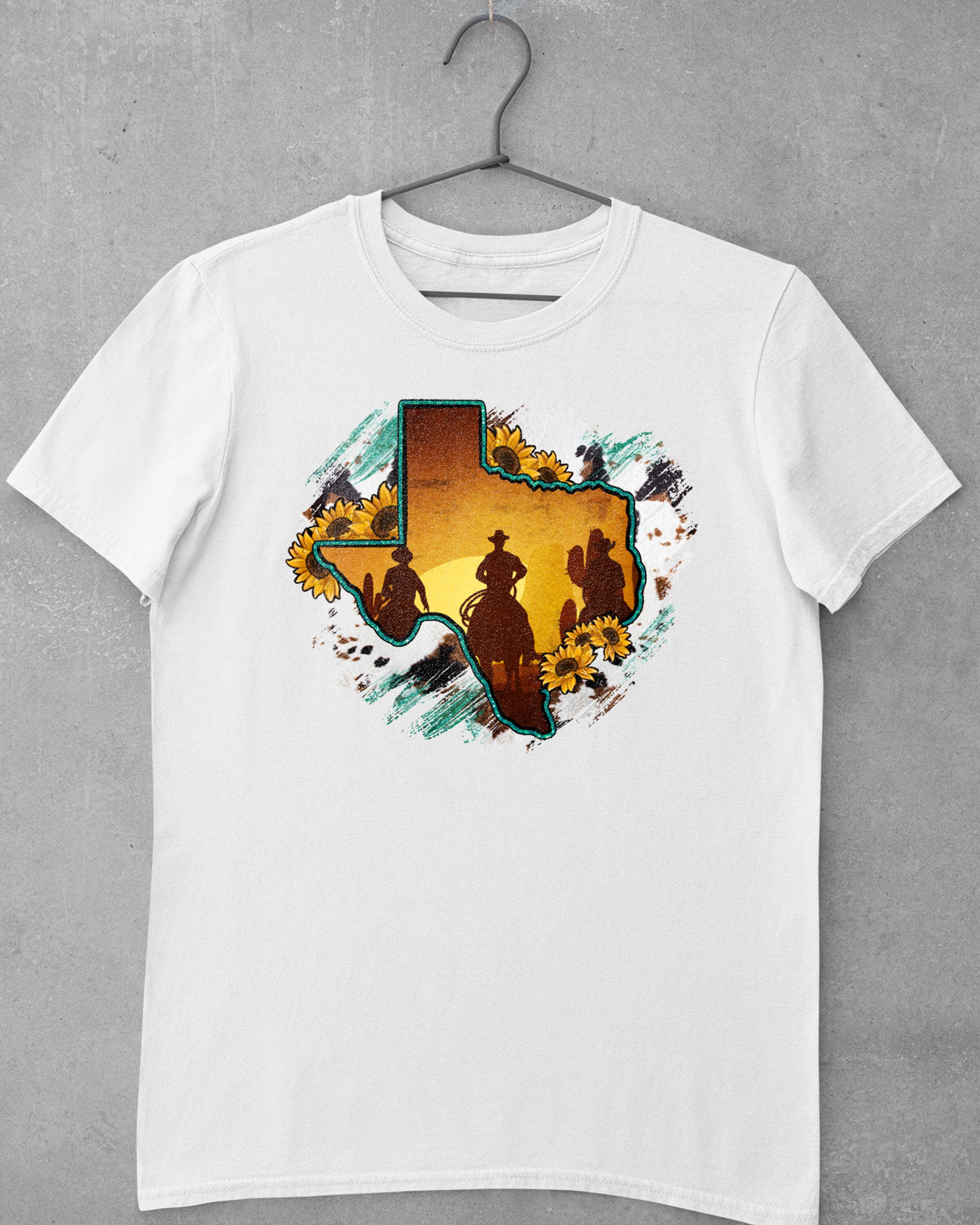 Western Texas Cowboys FlagRodeo TexasSunflowerWild West | Etsy