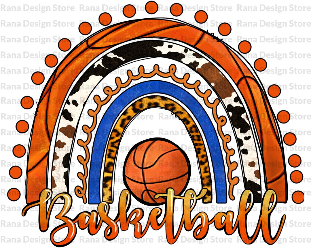 Basketball Rainbow PNG Design, Basketball Png,sport Rainbow,rainbow Png ...